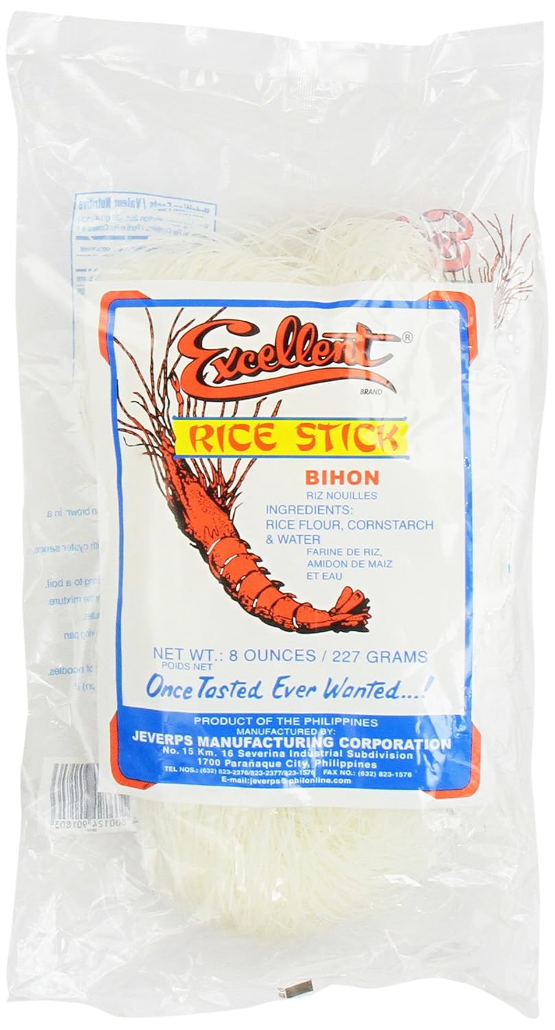 Amazon.com : Excellent Rice Stick (Special Bihon) - 8oz (Pack of 3 ...