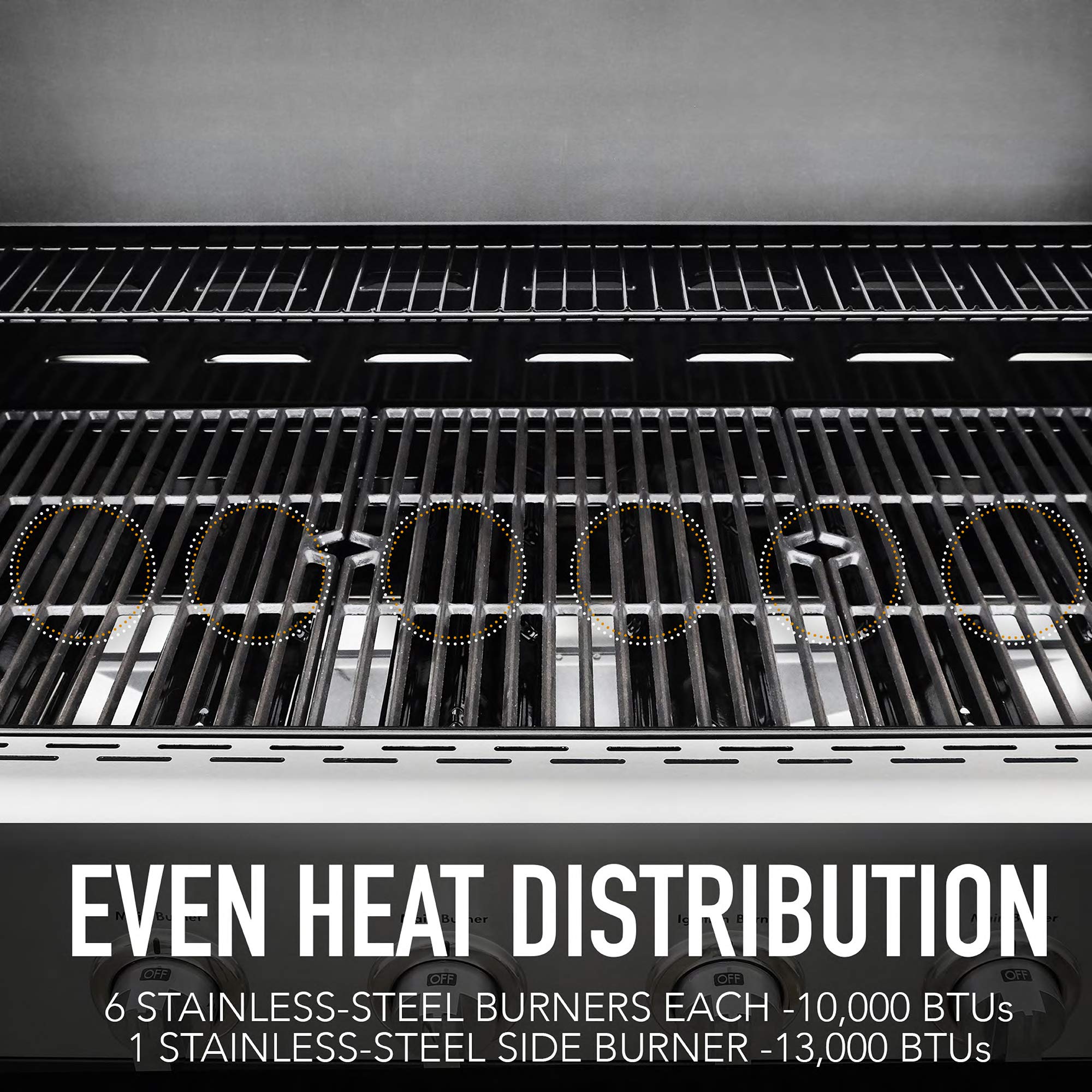 Kenmore PG-A40611S0L 6 Burner Cabinet Style Propane Gas BBQ Grill with ...