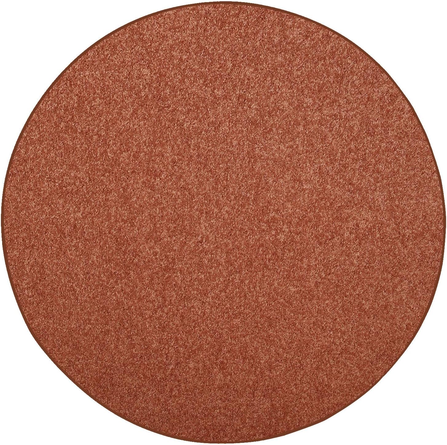 Amazon.com: Rugs.com Zermatt Shag Collection Rug – 3' 3 Round Poppy ...