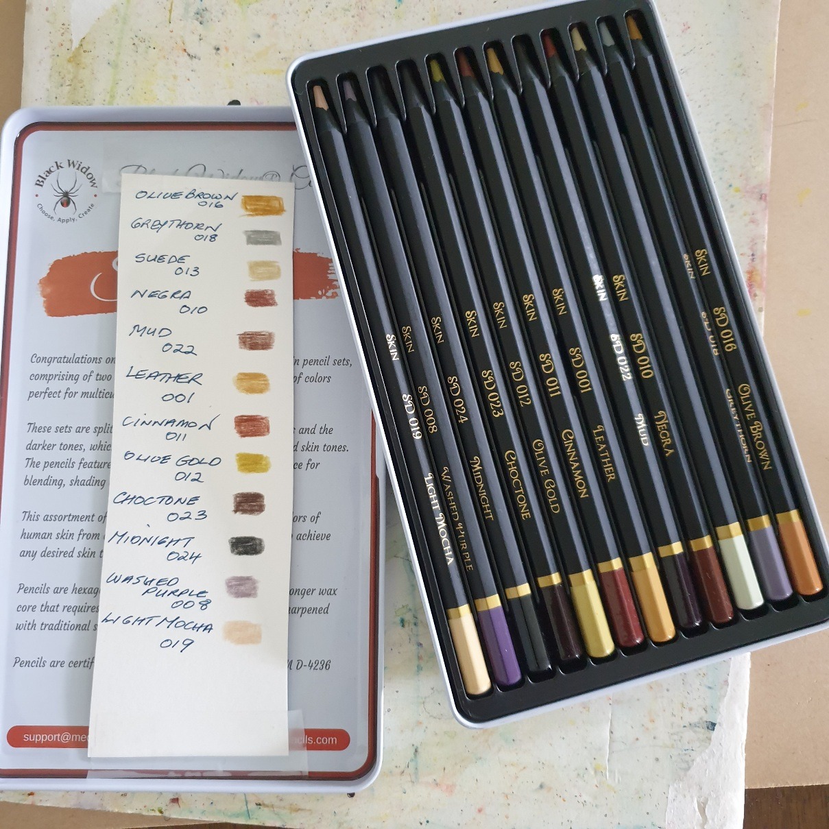 Dark Skin Colored Pencils | Portrait Pencil Set | Colored Pencil for ...