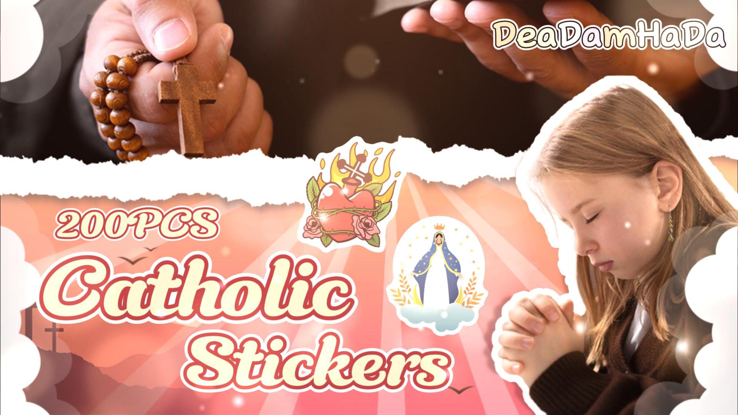 Water Bottle Religious Stickers 200 Bundle - Religious Decals With ...