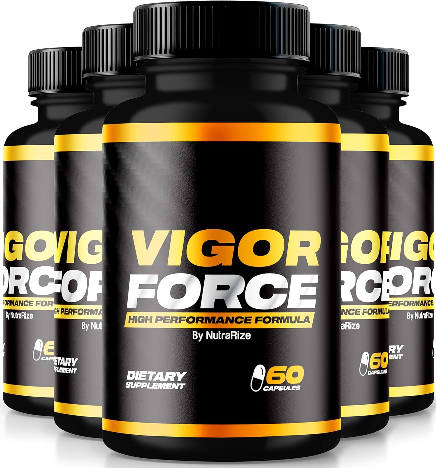 Amazon.com: (5 Pack) Vigor Force for Men, Vigor Force High Performance ...