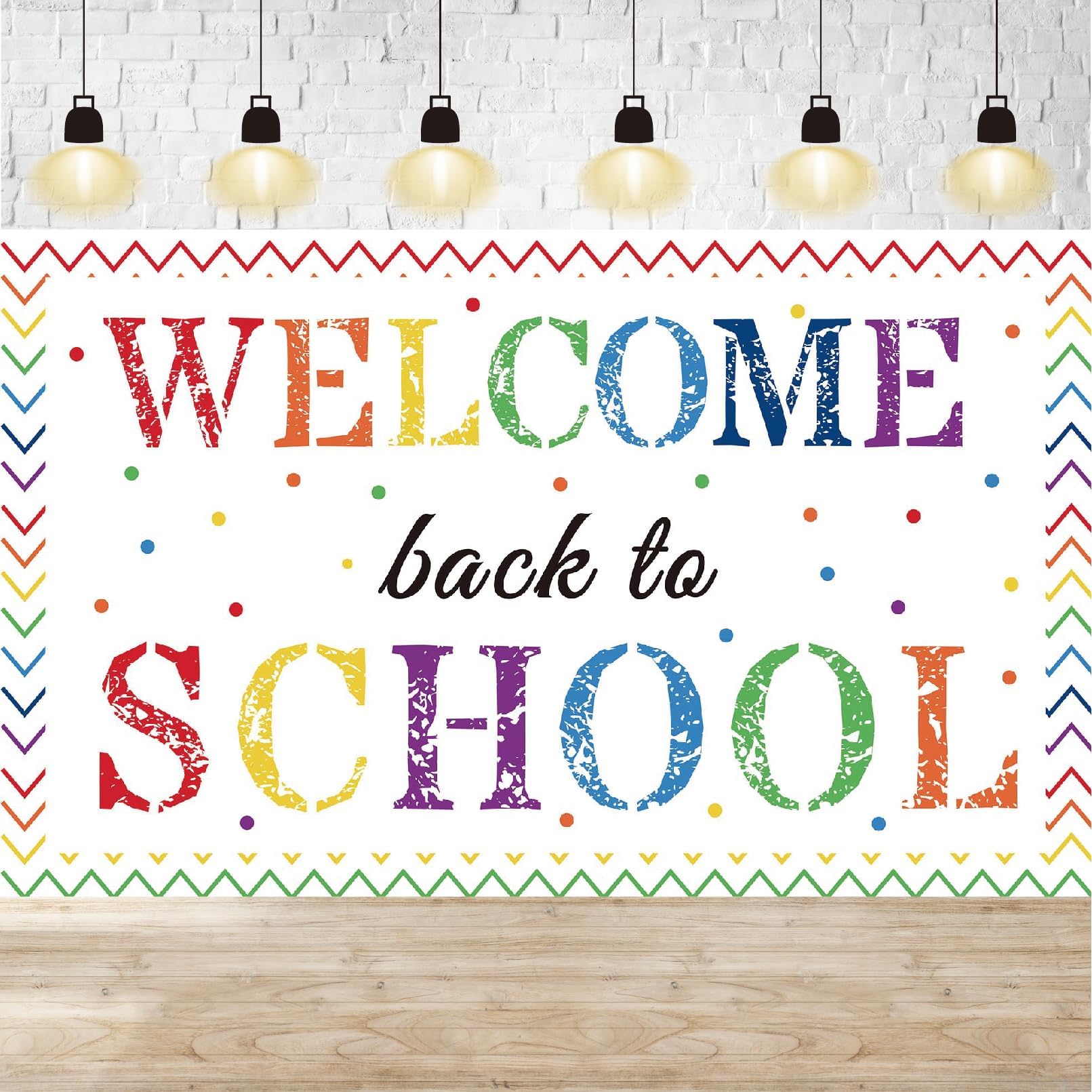 Amazon.com: First Day of Kindergarten Banner Decorations, Back to ...