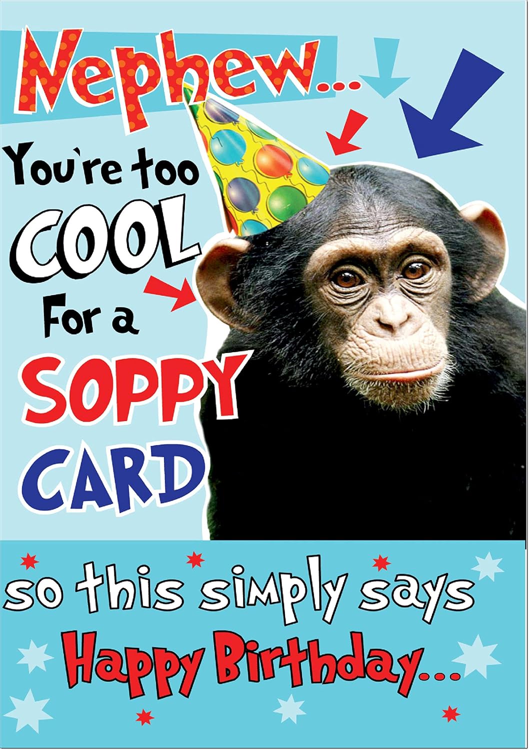 doodlecards Funny Nephew Birthday Card - Medium: Greeting Cards: Amazon ...