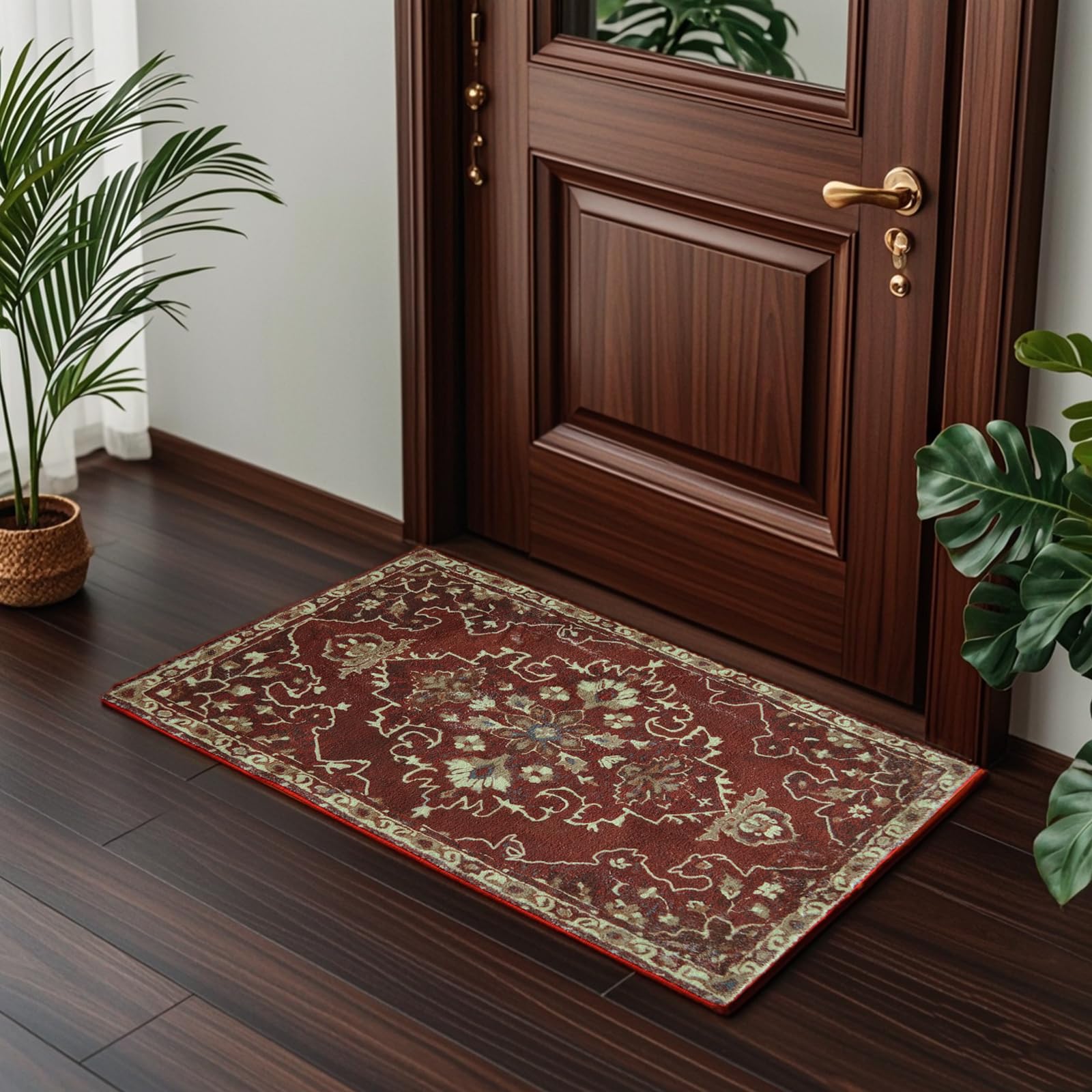 Amazon.com: Yancorp Door Mat Indoor Entrance Narrow Small Rug Non Slip ...