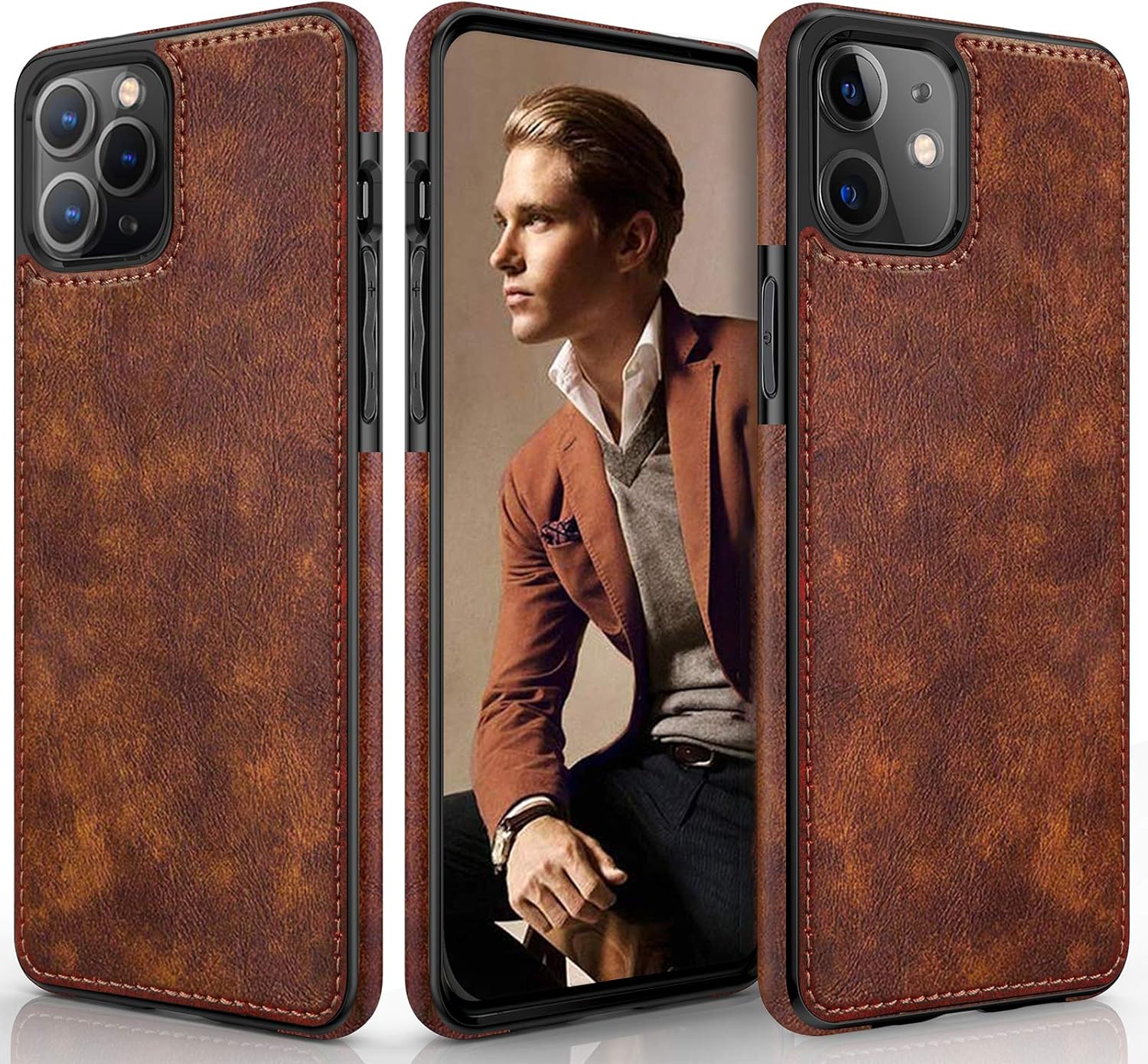 Amazon.com: LOHASIC for iPhone 12 Case, for iPhone 12 Pro Leather Case ...