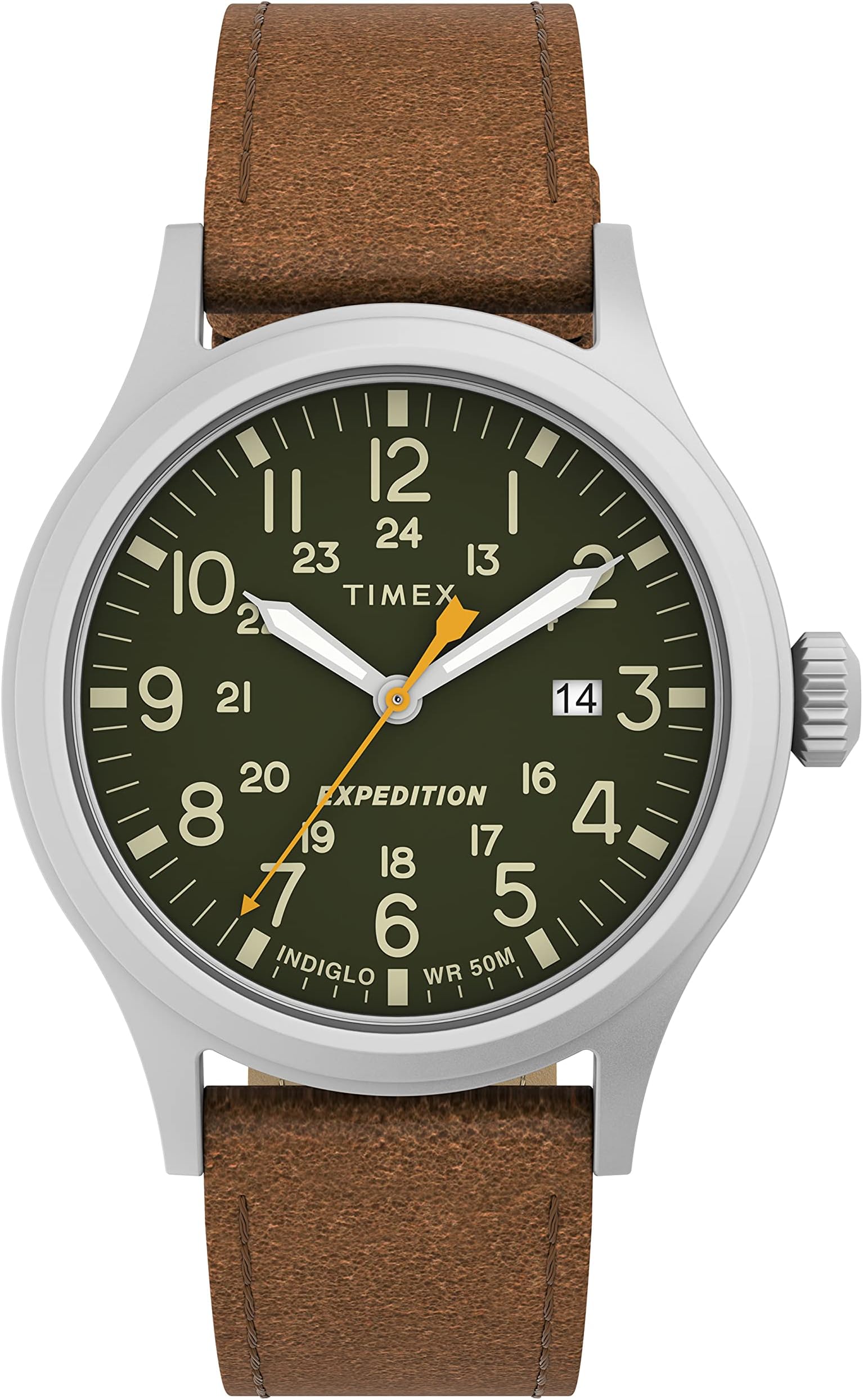 Timex Expedition Scout - Reloj para hombre, 40 mm, café/Verde/Plateado ...