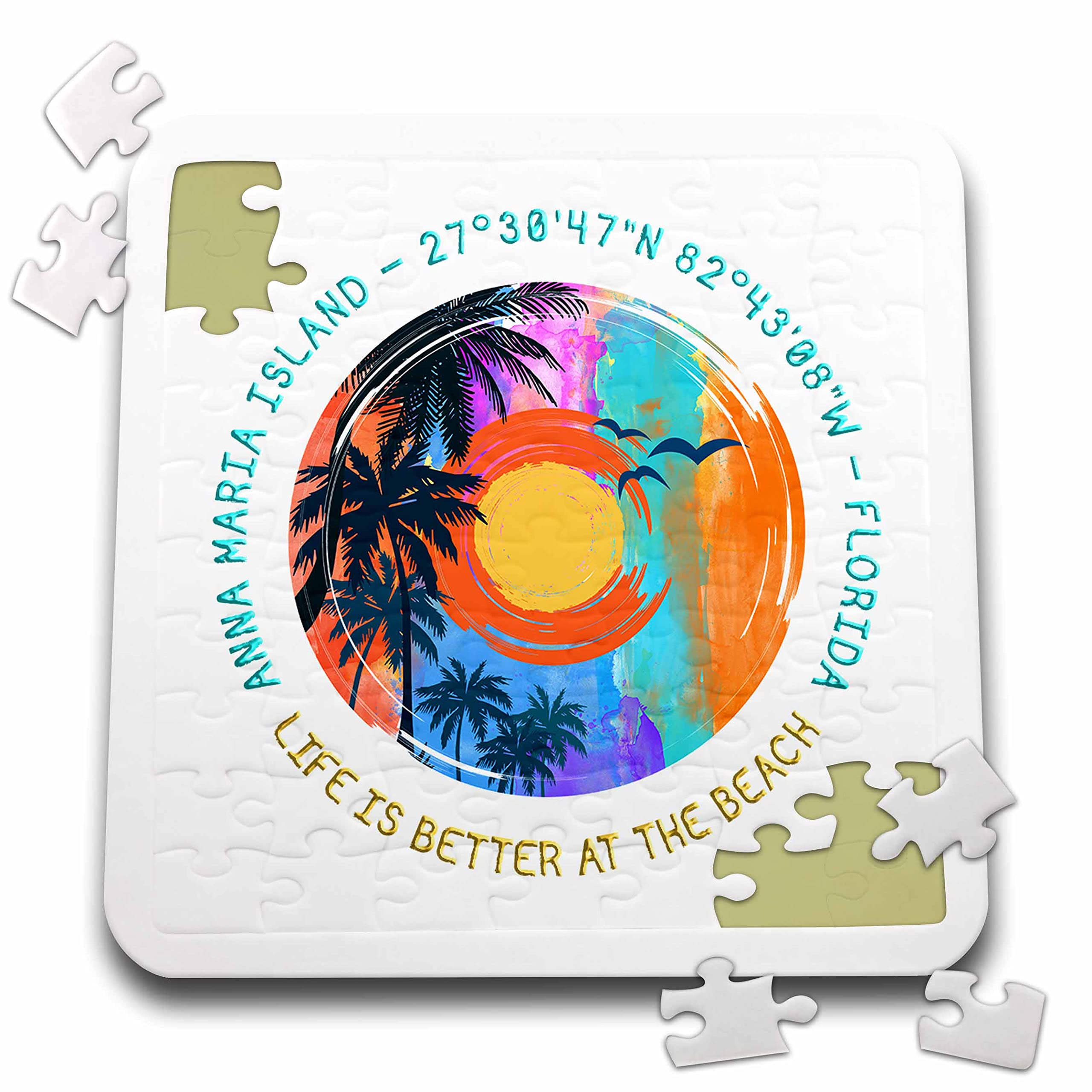 Amazon.com: 3dRose - Anna Maria Island, Florida. Life is Better at The ...