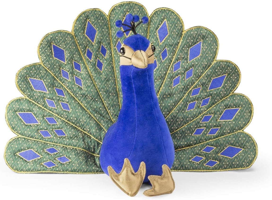 Amazon.com: Dora Designs Traditional Range - Rainbow Peacock Doorstop ...