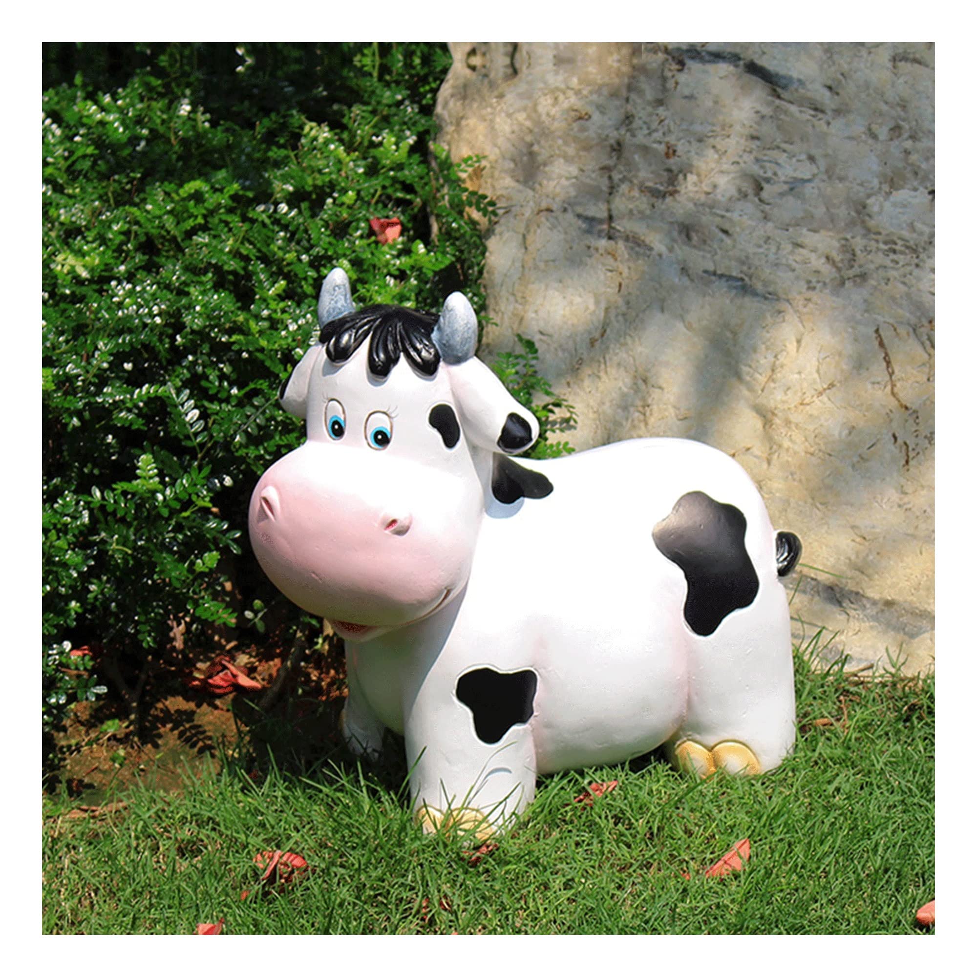 Animals In The Garden Cow 11.5" Stacked Farm Animals Outdoor Garden