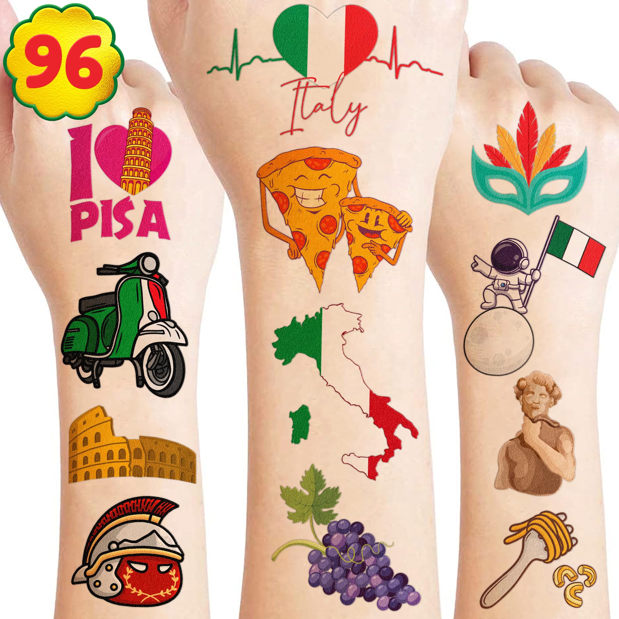 Italian Flag Tattoos