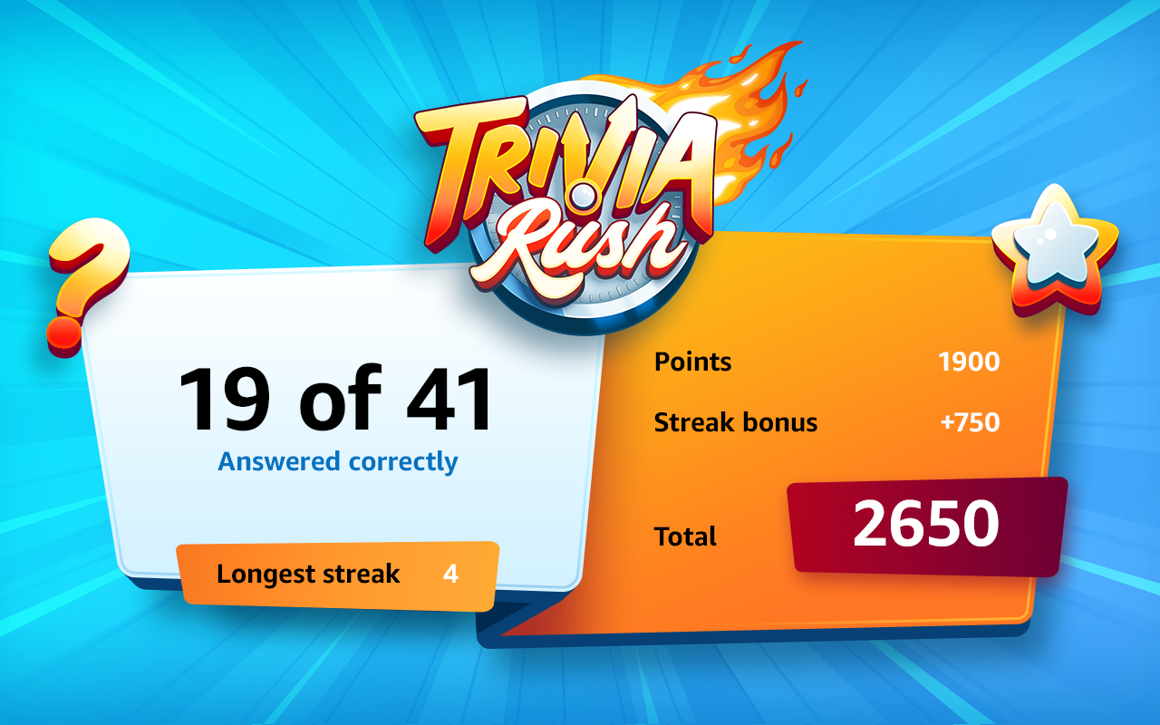 Amazon.com: Trivia Rush : Alexa Skills