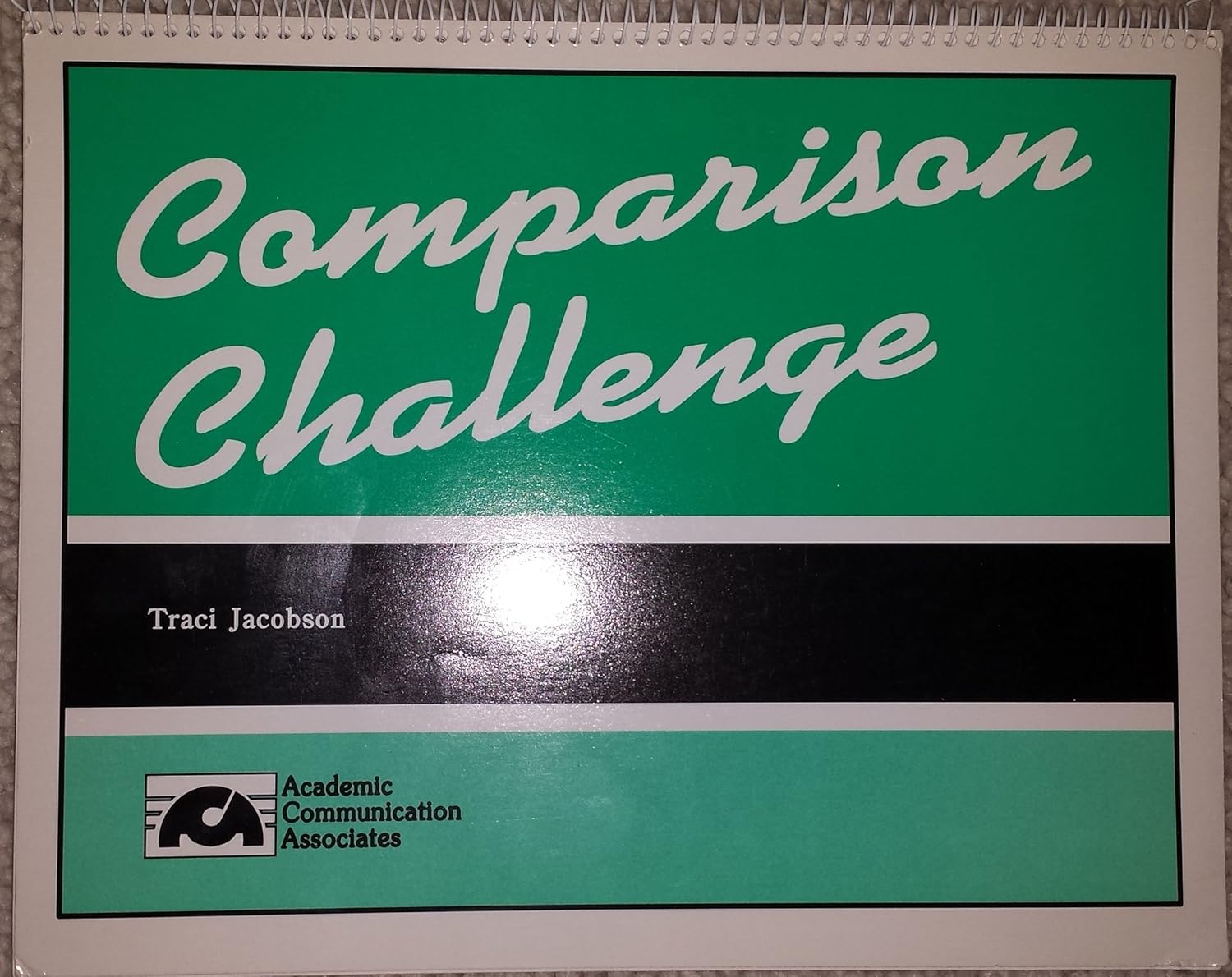 Comparison challenge: Jacobson, Traci: 9780930951283: Amazon.com: Books