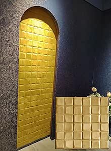 Amazon.co.jp: 3D Art Soft Wall Panel:Soft surface wall covering ...