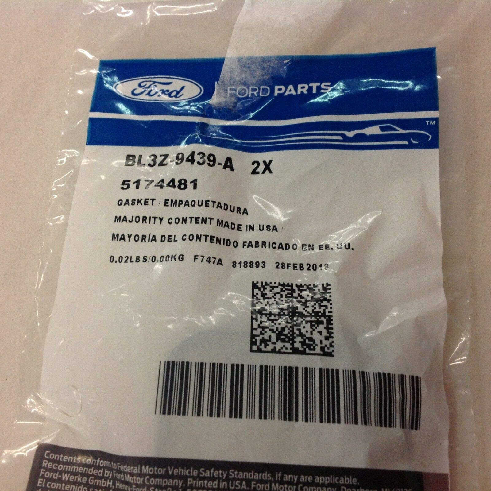 Amazon.com: Ford Intake Manifold Gasket - BL3Z-9439-A : Automotive