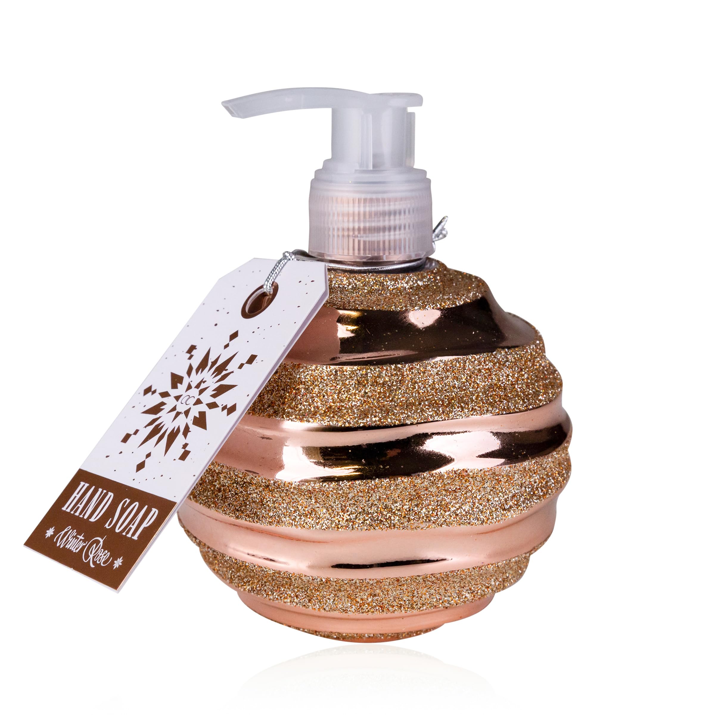 Accentra Season's Greetings Hand Soap in Pump Dispenser with Glitter ...