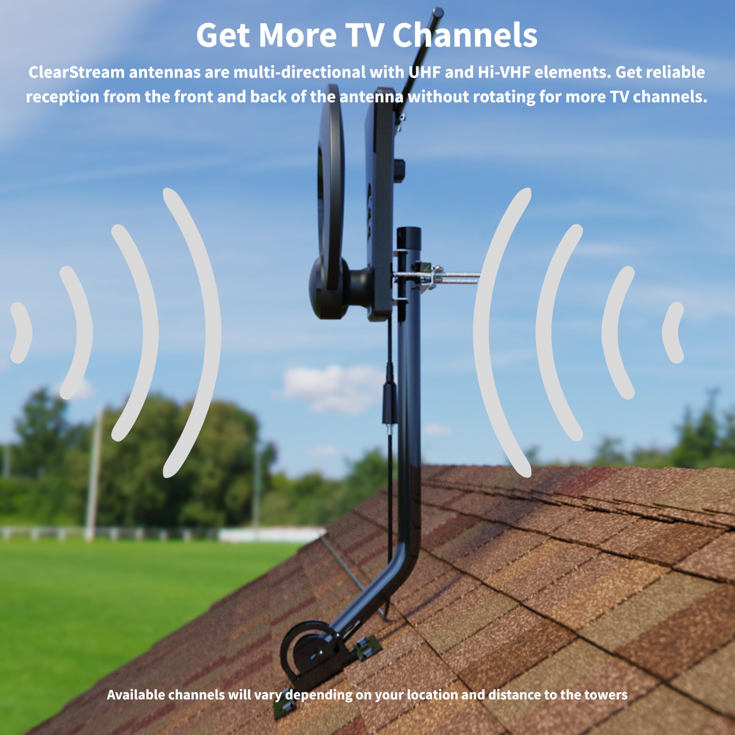 Snapklik.com : ClearStream Antennas Direct 1MAX Indoor Outdoor TV ...