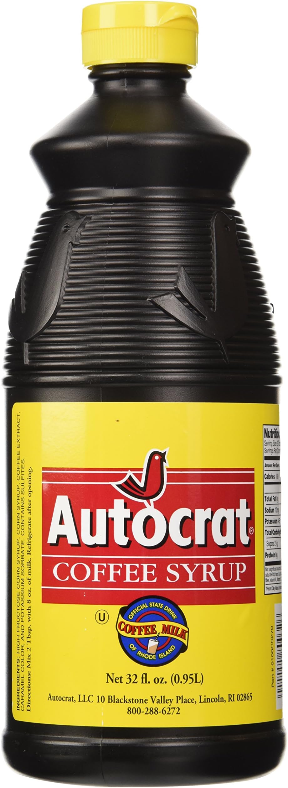 Amazon.com: Autocrat Coffee Syrup (128) Gallon : Grocery & Gourmet Food