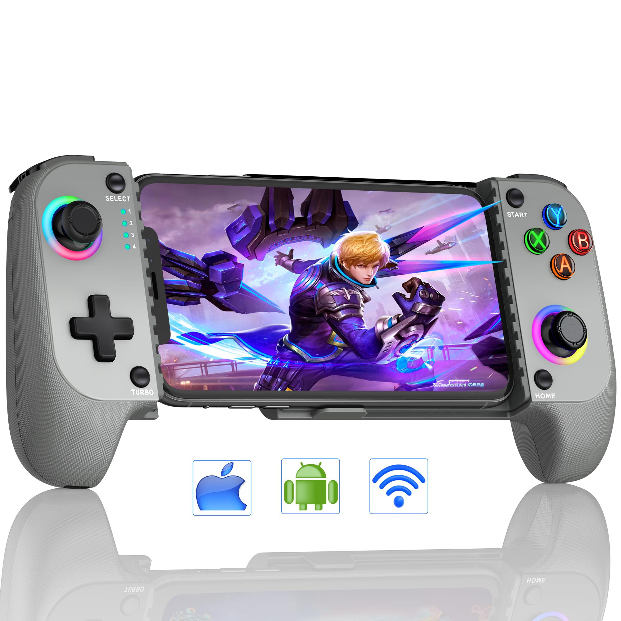 Hellcool Mobile Gaming Controller For Iphone And Android Phone Controller For Xbox Steam Geforce