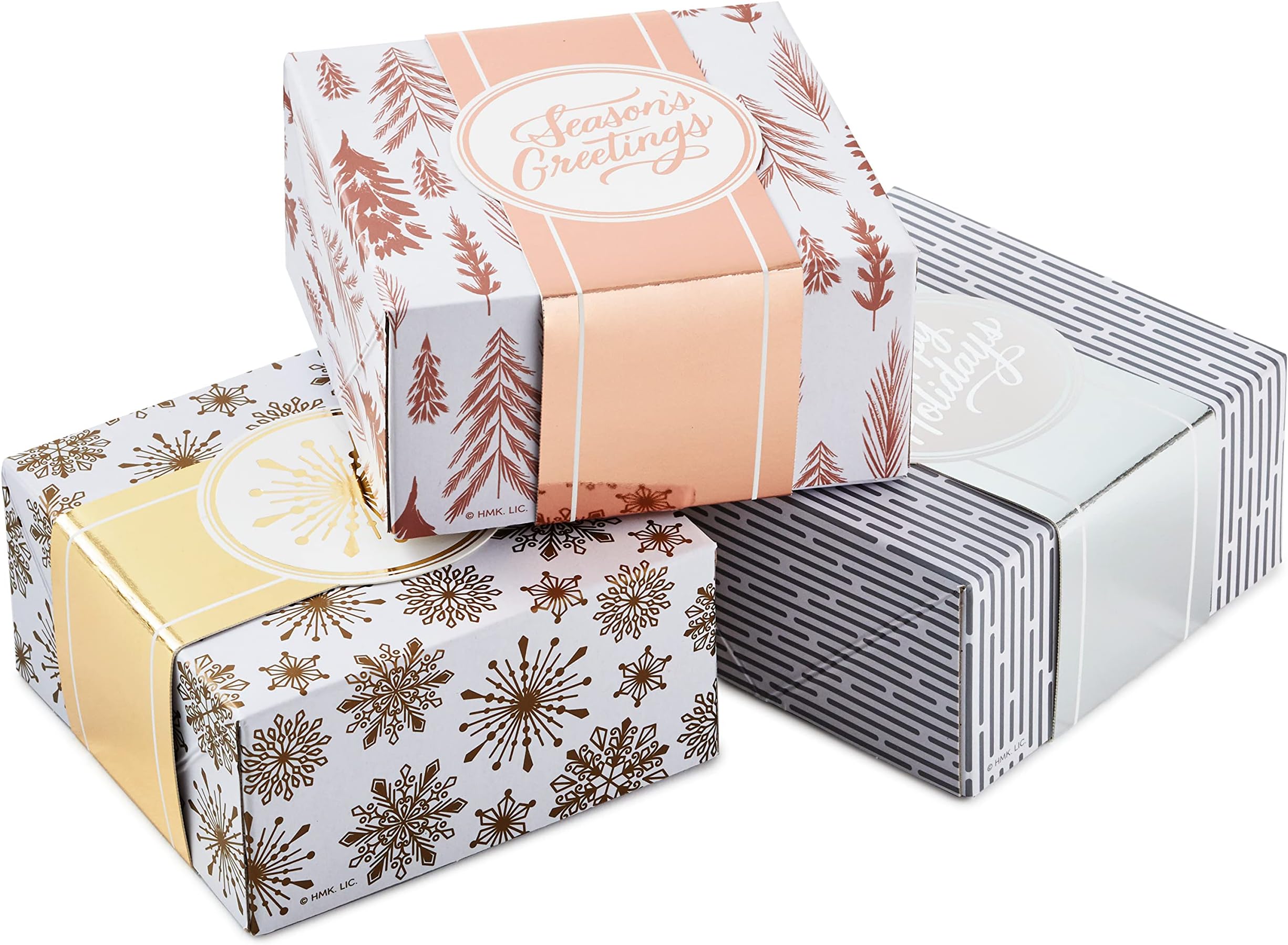 Amazon.com: Hallmark 4" Small Gift Box with Bow and Shredded Paper Fill ...
