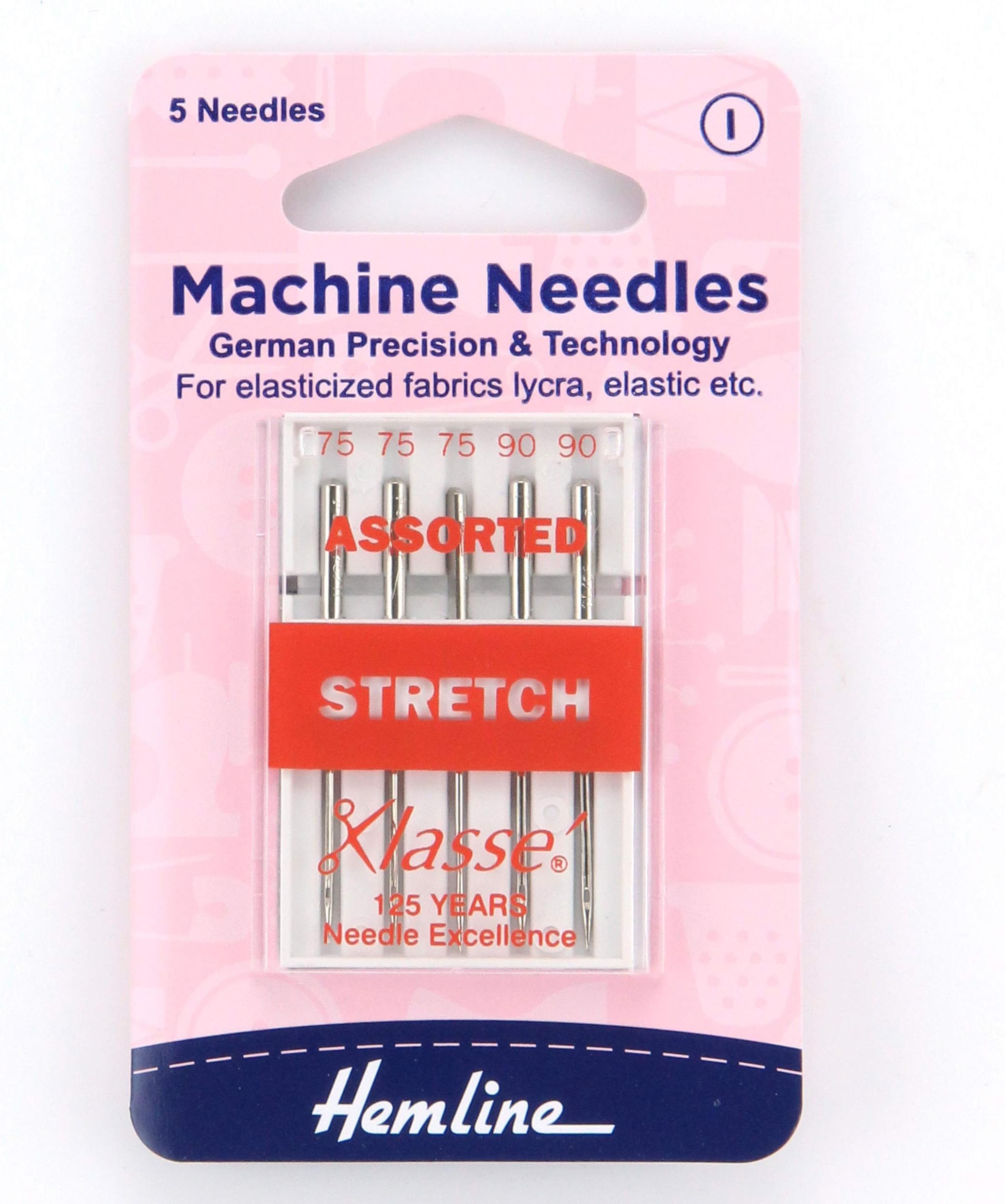 Hemline Sewing Machine Needles Stretch Various Sizes : Amazon.co.uk ...