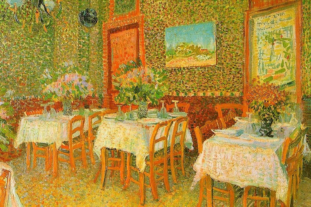 Interior De Un Restaurante De Van Gogh Auberge Ravoux Known As The