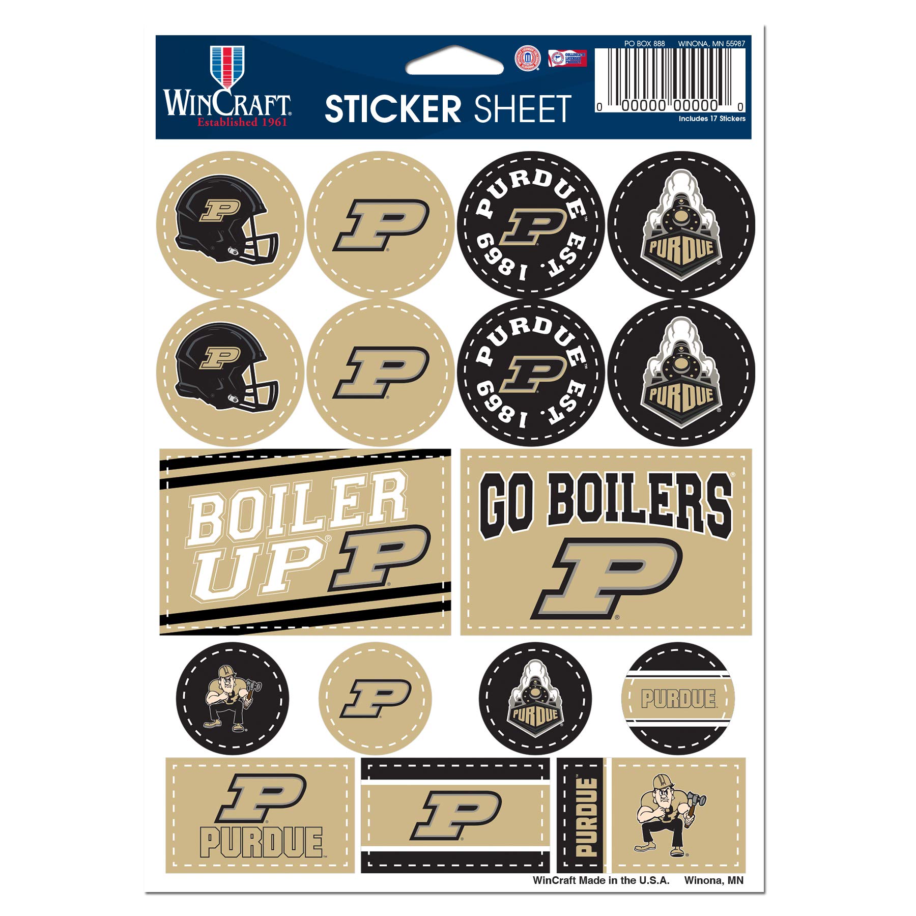 Wincraft Sports Purdue Decals