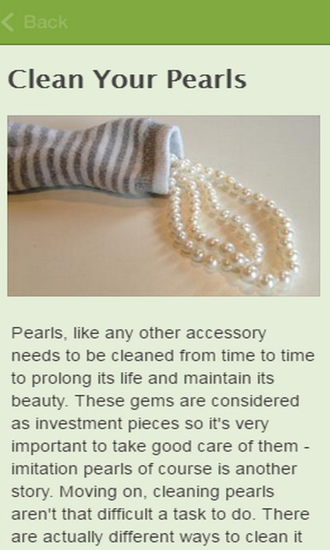 How To Clean Pearls - App on Amazon Appstore