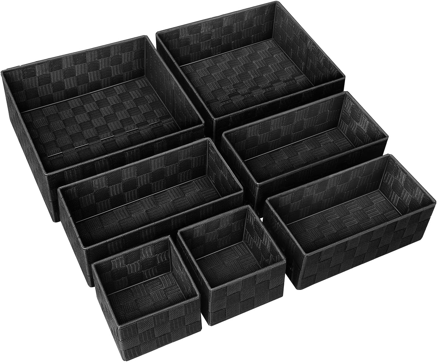 Amazon.com: Bellzacasa Woven Baskets for Storage (Set of 9), Storage ...