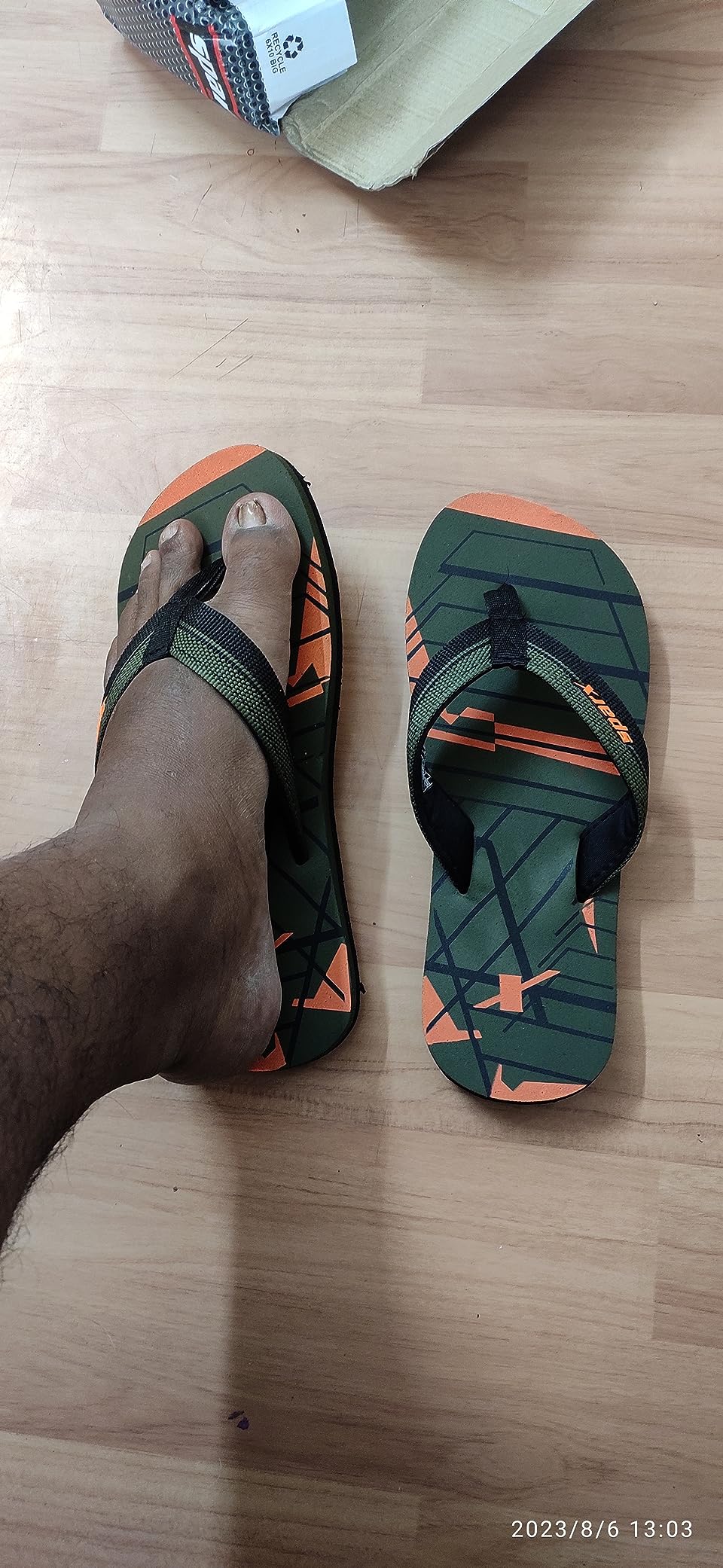 Buy Sparx mens SF0076G Blackred Flip-Flop - 10 UK (SF0076GBKRD0010) at ...