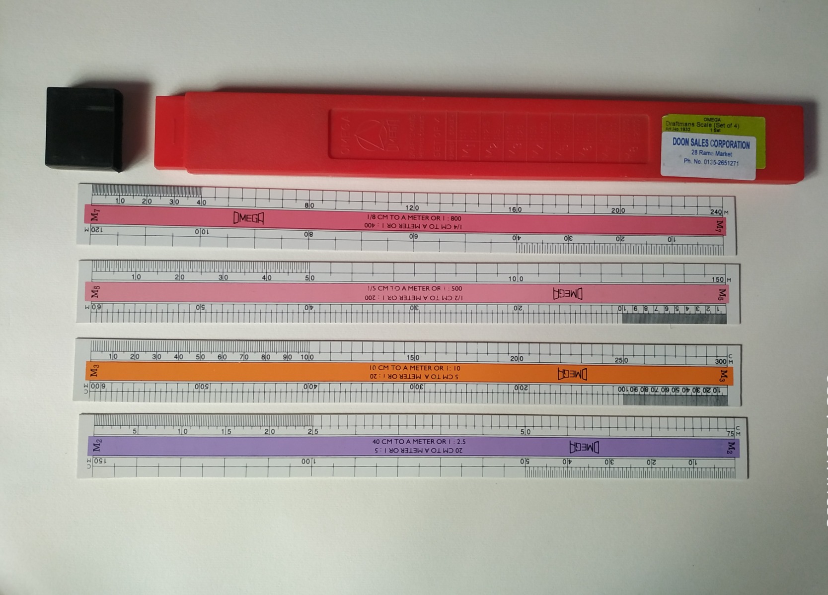 Omega Draft'sman Scale (Set of 4) : Amazon.in: Office Products