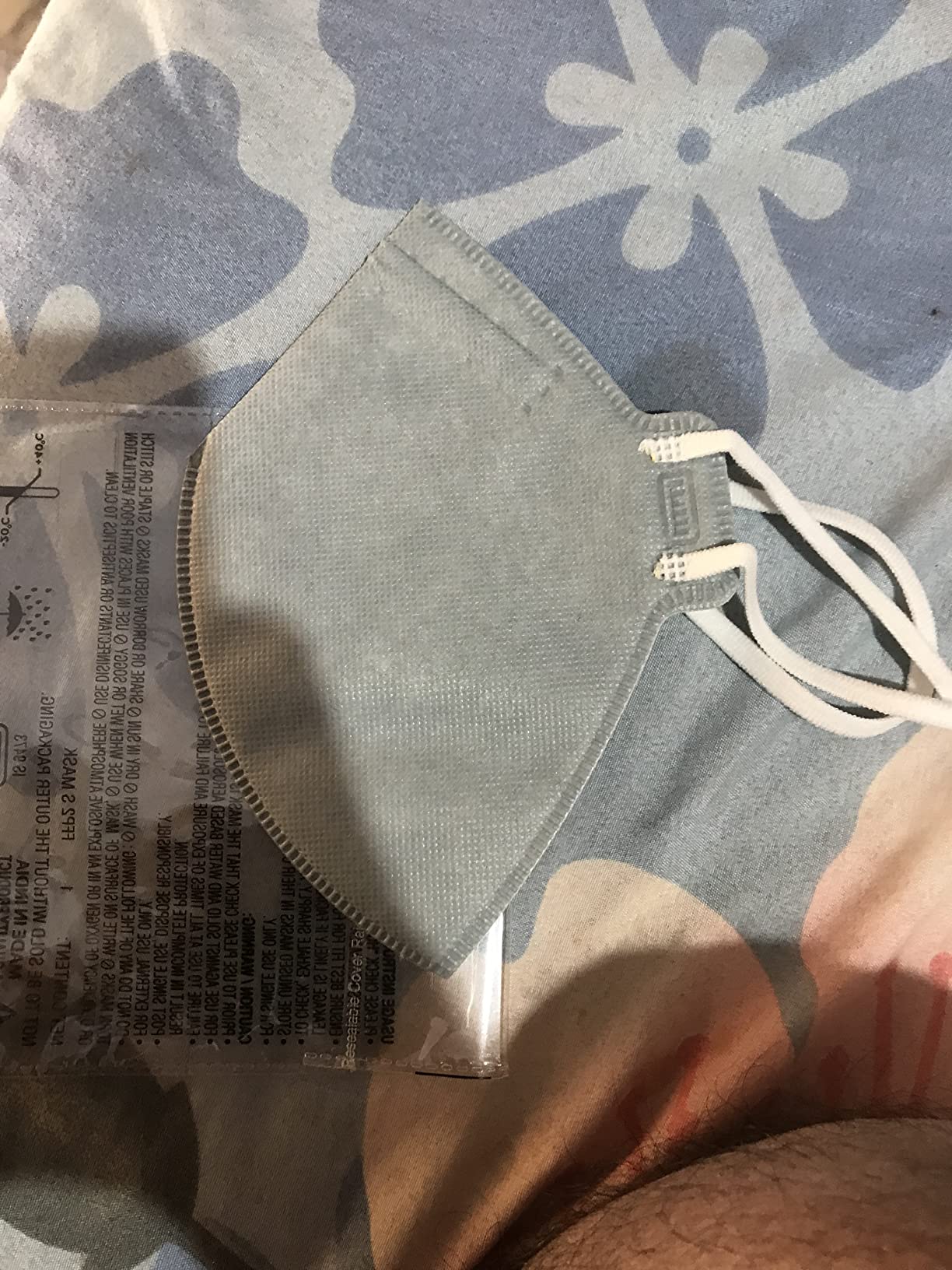 Savlon Mask, Adjustable Earloop Grey, BIS Certified FFP2 S Mask ...