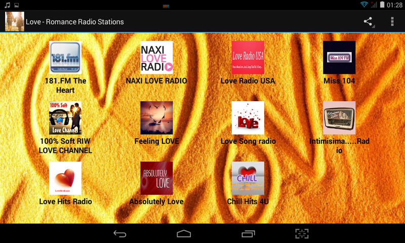Love - Romance Radio Stations - App on Amazon Appstore