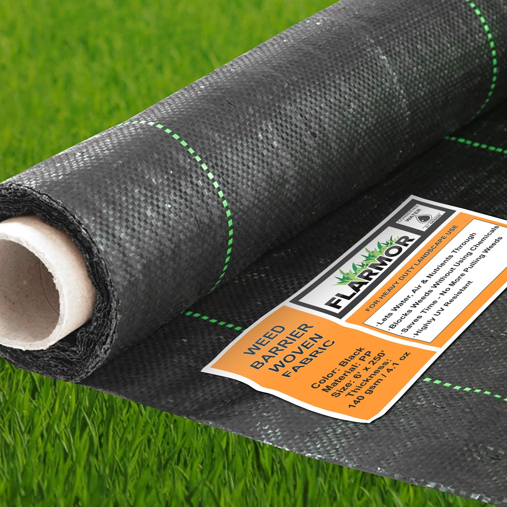Heavy Duty Landscape Fabric Greenhouse Ground Cover 4oz, Weed Barrier