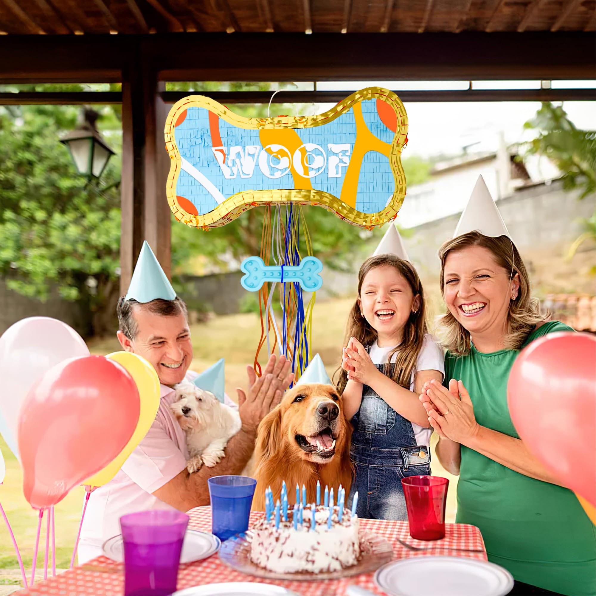 Snapklik.com : MUWOOB Dog Bone Pinata For Puppy Birthday Party ...
