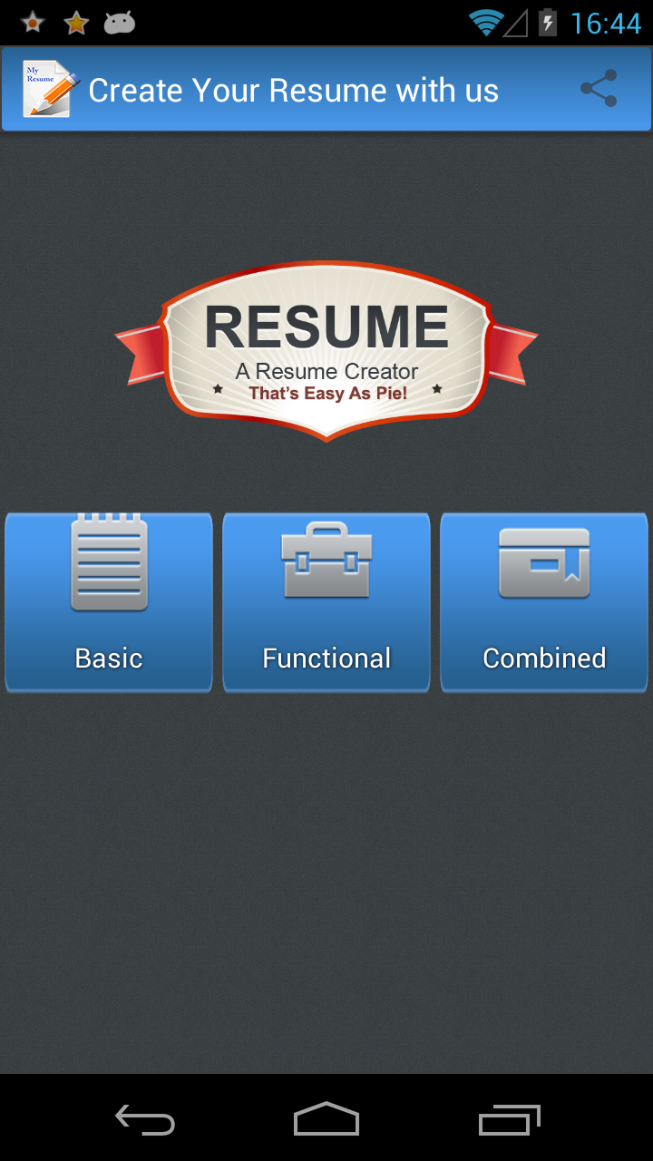 Resume Creator - App on Amazon Appstore