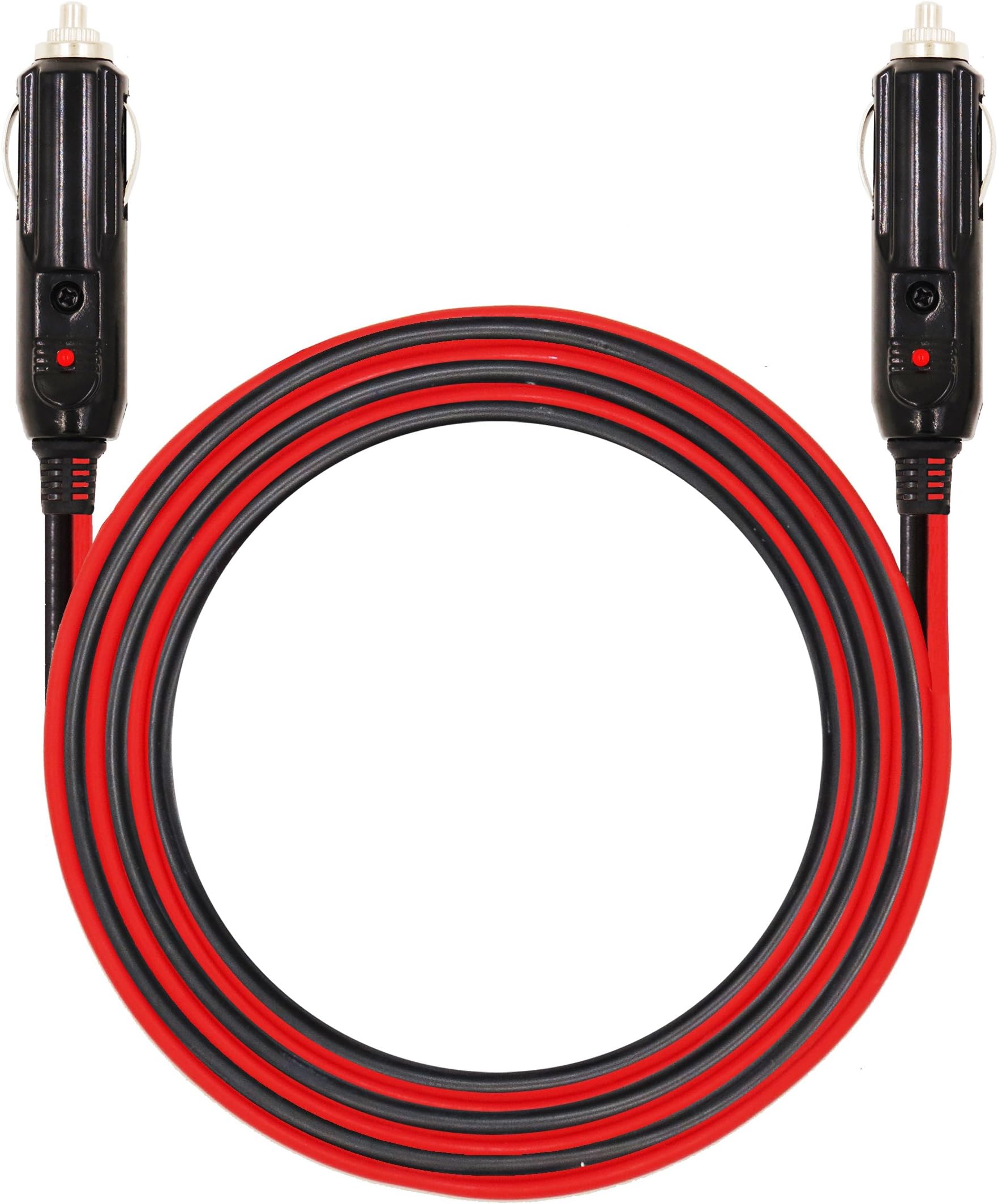 Amazon.com: SCCKE Heavy-Duty 20A 2ft / 0.6m 14 AWG Male to Male Plug ...