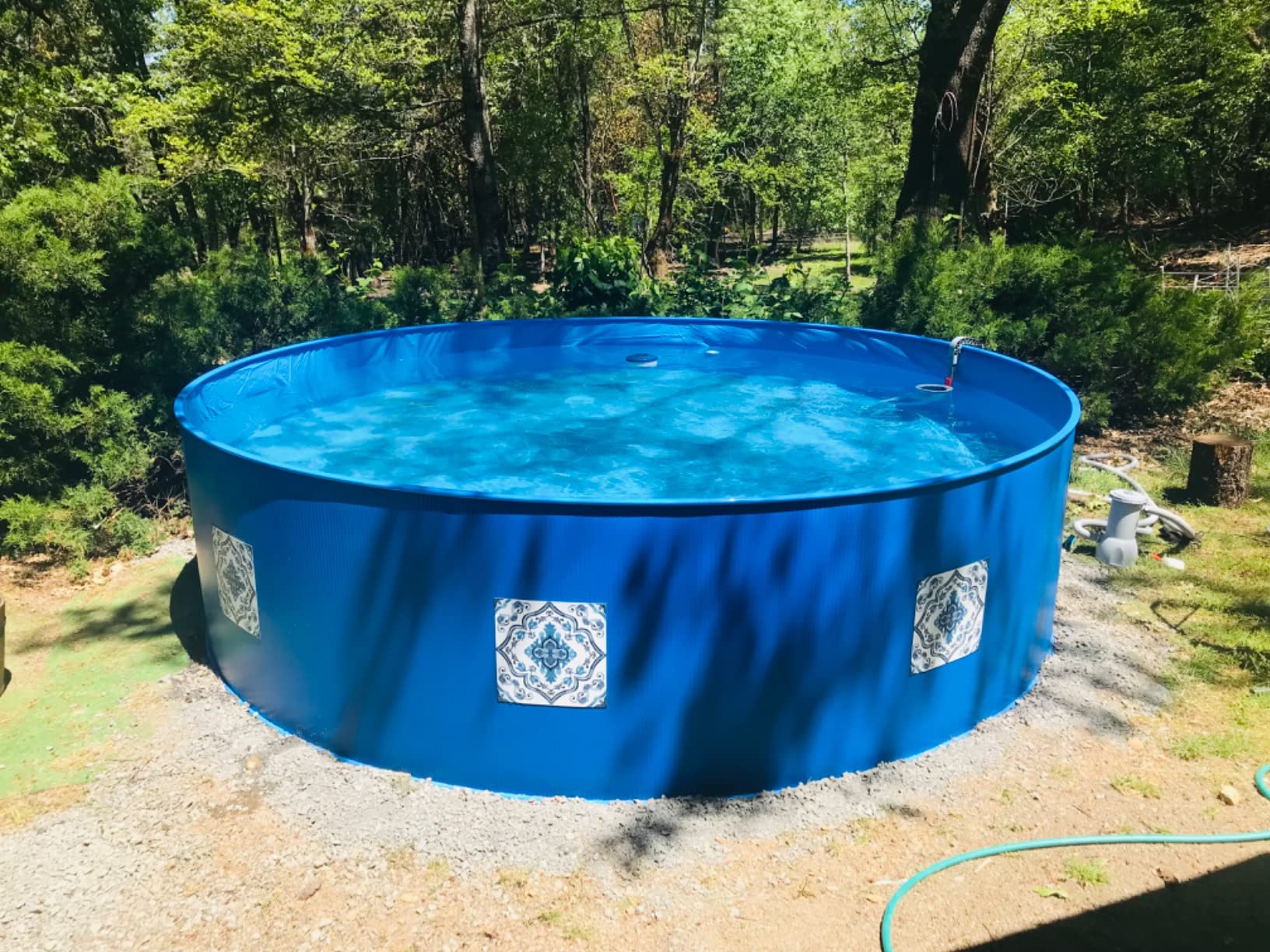 $37/mo - Finance Blue Wave Cobalt Steel Wall Pool Package - 12-ft Round ...