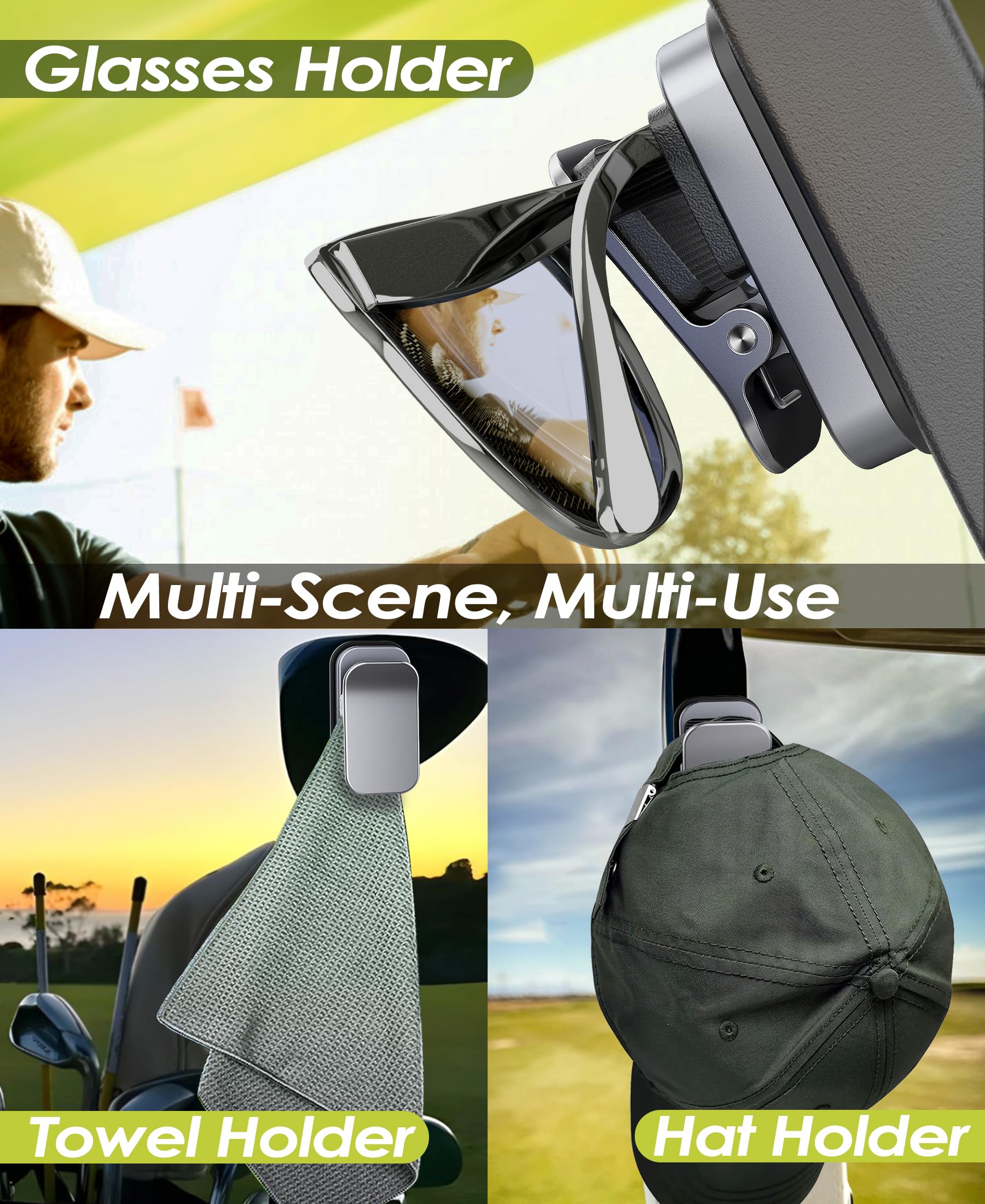 Snapklik.com : Femlotank Sunglass Holder For Golf Cart, Magnetic ...