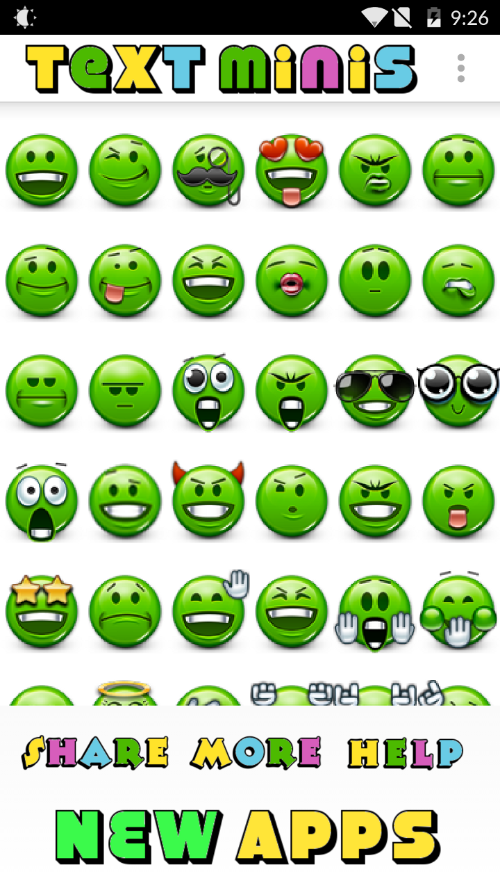 Green Smiley Minis by Emoji World:Amazon.com:Appstore for Android