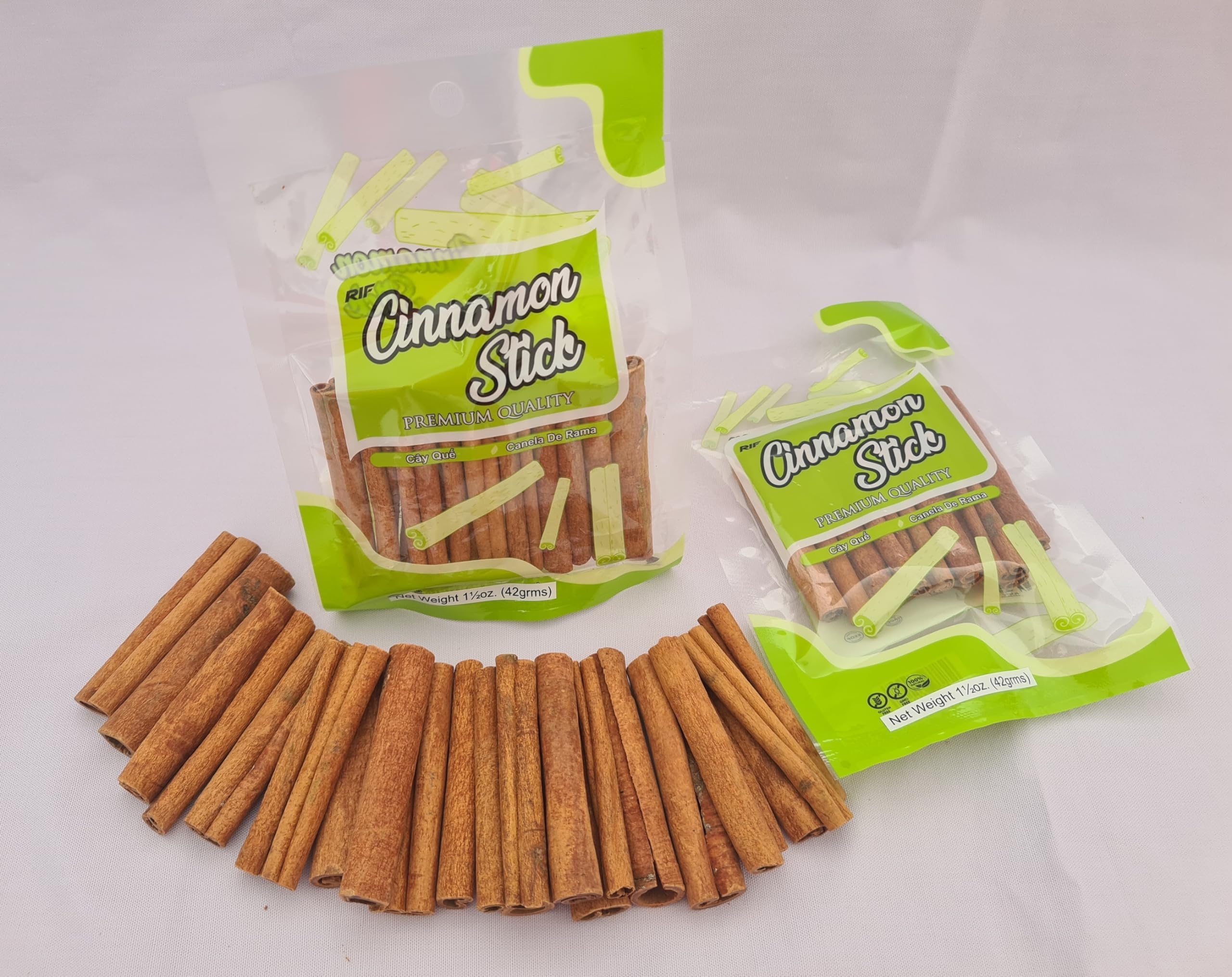 Amazon.com : Spicy World Cinnamon Sticks 14 Oz Bag ~100 Sticks - Strong ...