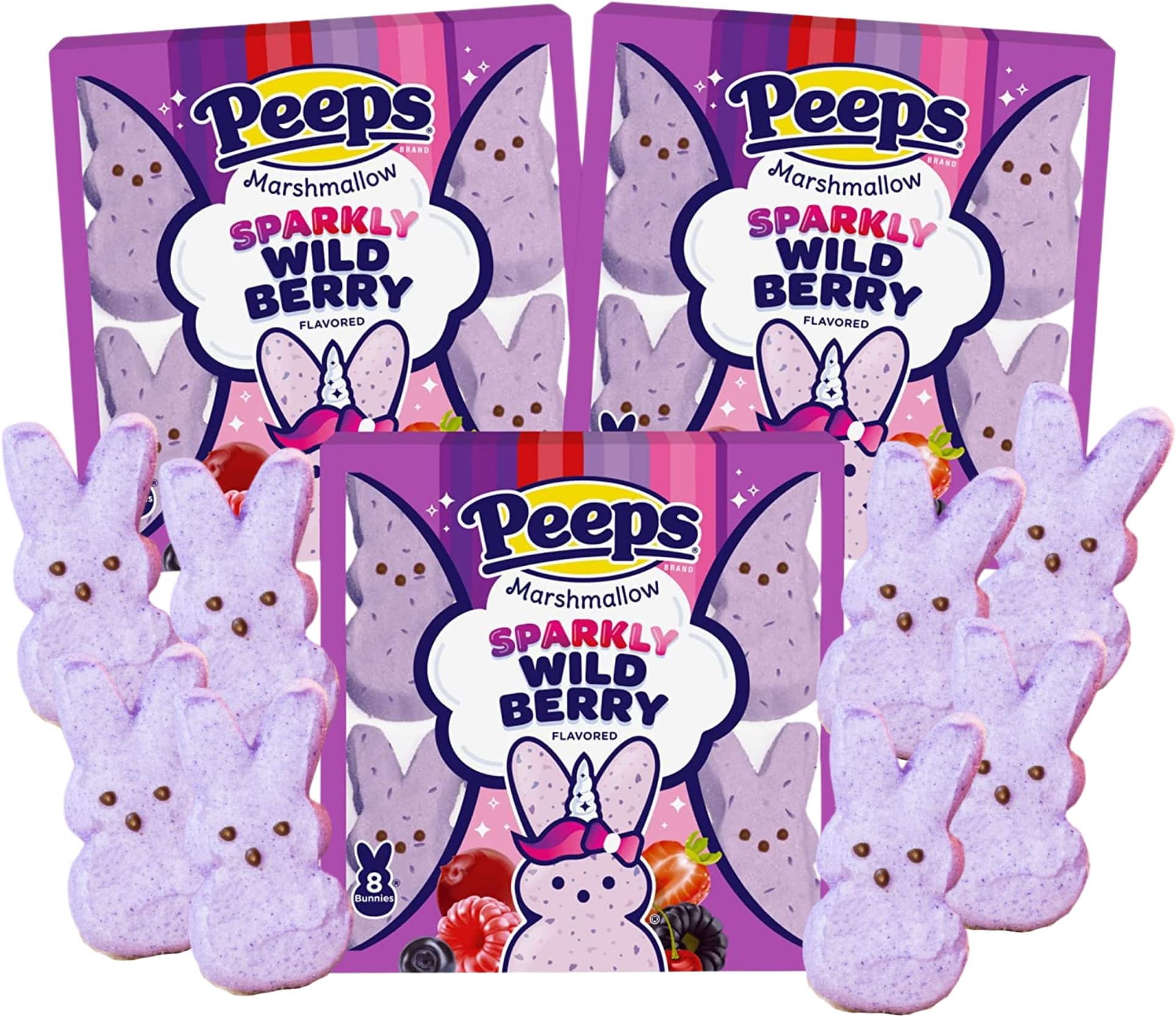 Amazon.com : Easter Peeps Marshmallow Candy Variety Pack Cotton Candy ...
