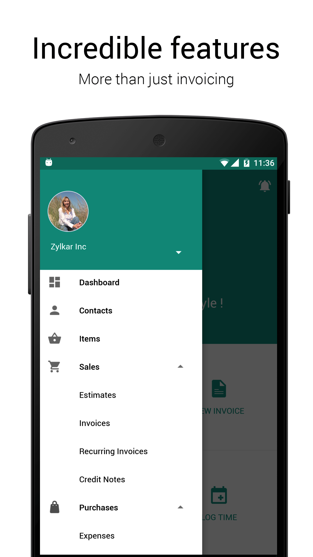 Invoice & Time Tracking - Zoho:Amazon.in:Appstore for Android