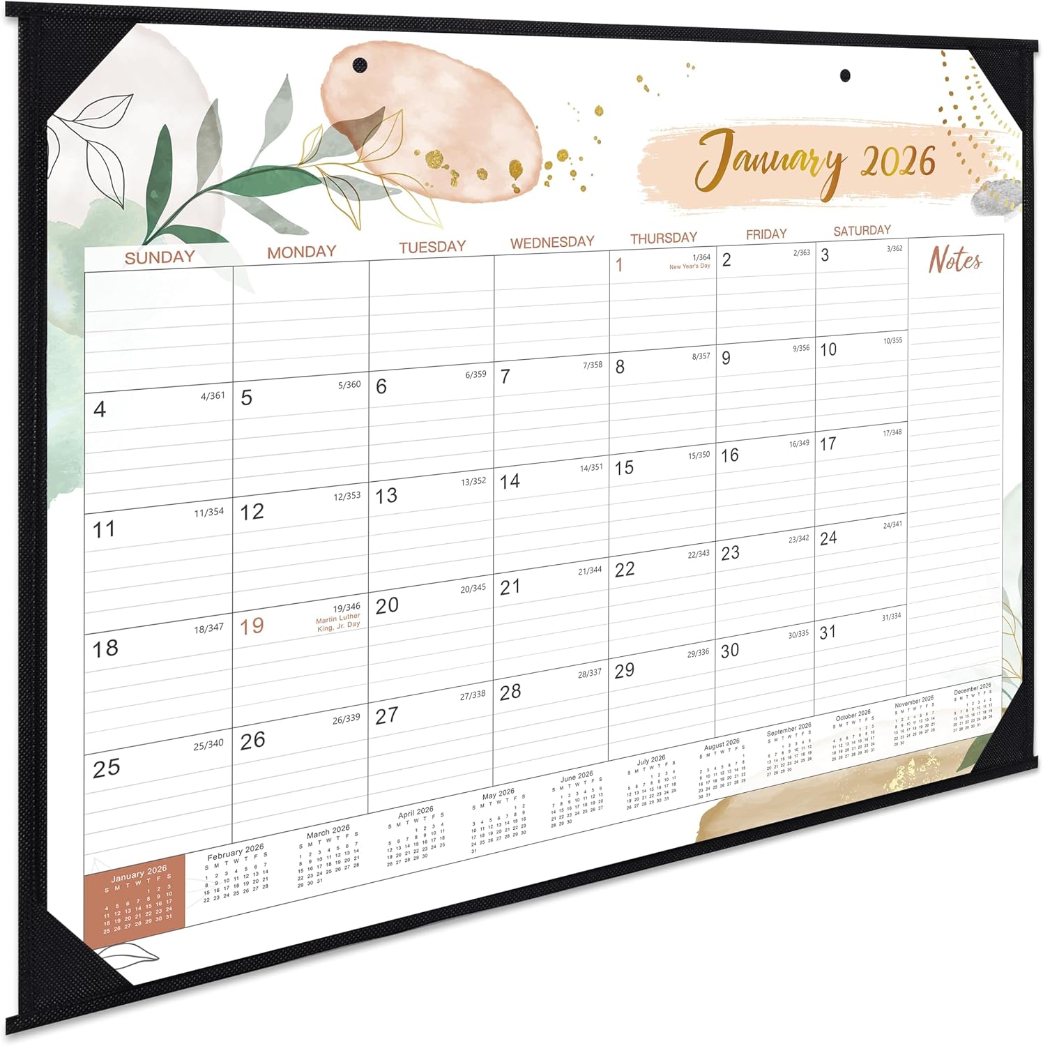 Amazon.com : 2026 Desk Calendar - Desk Calendar 2026, 22" x 17", Jan ...