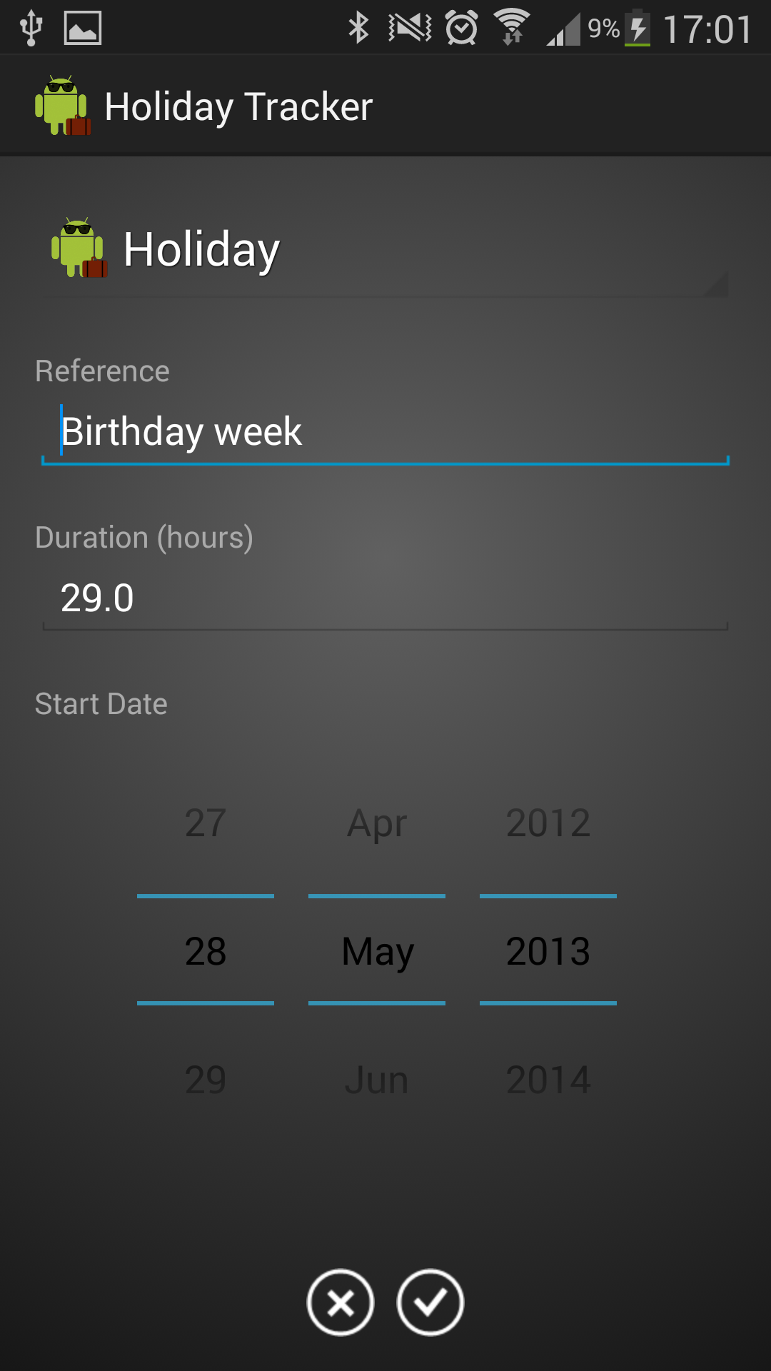 Holiday Tracker - Work Time Off Log - App on Amazon Appstore