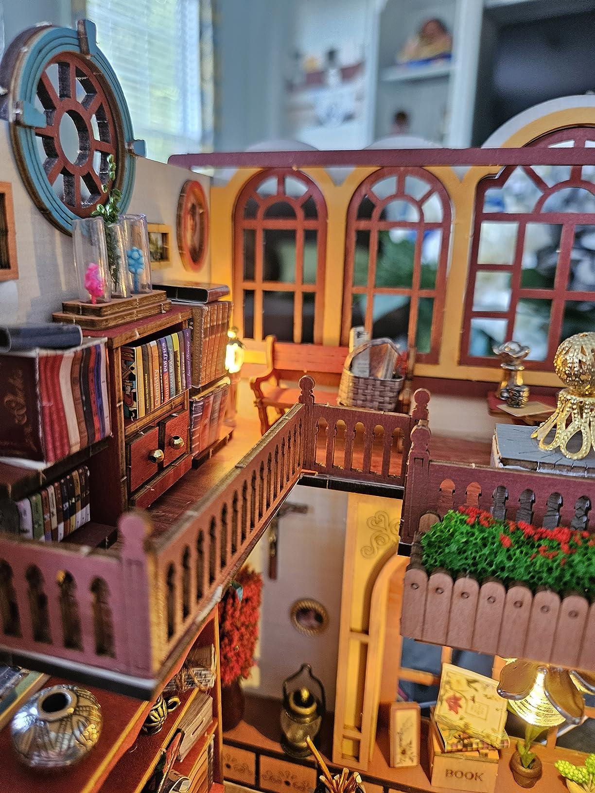 $8/mo - Finance INSGEN DIY Miniature Dollhouse Greenhouse Building Room ...