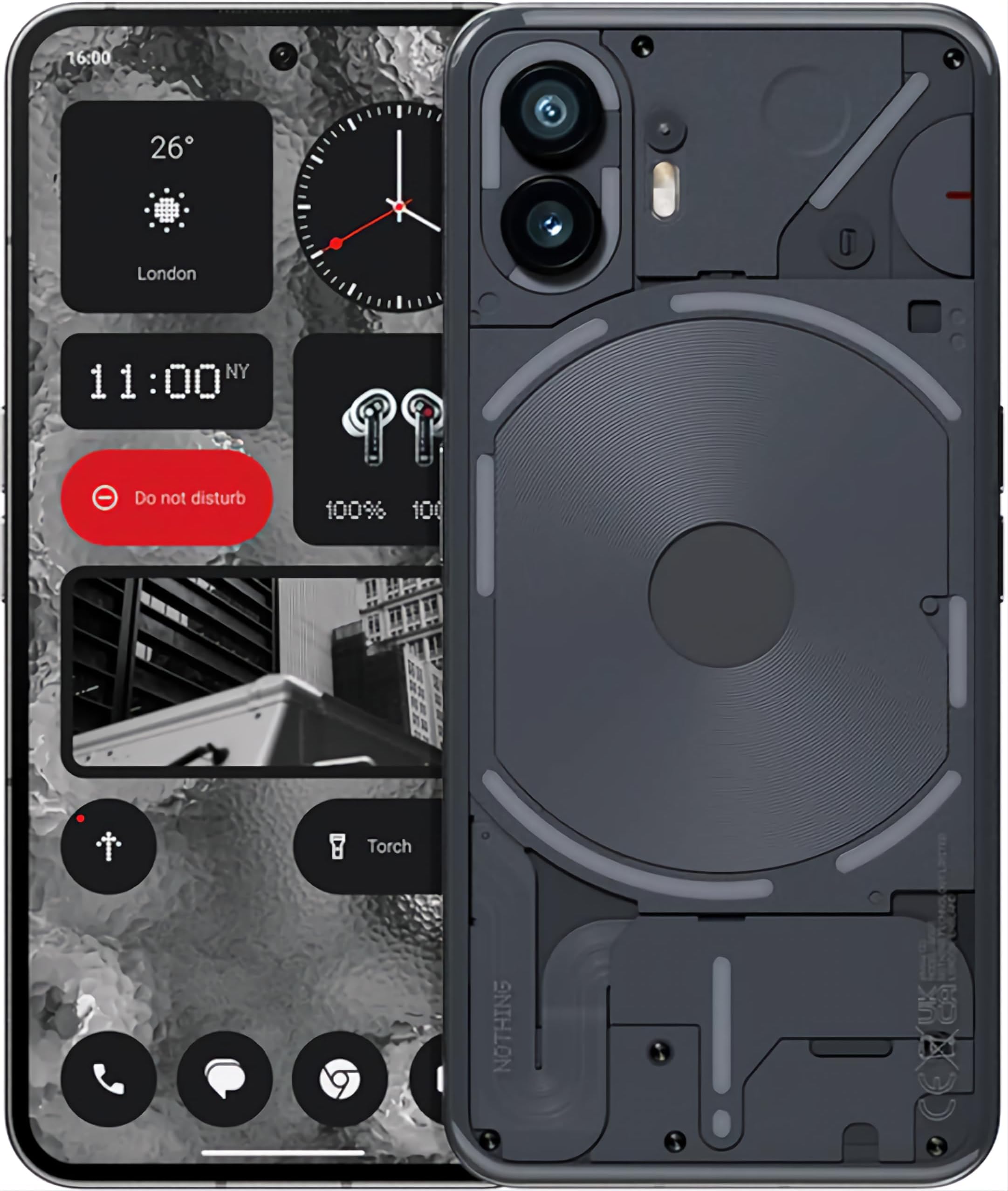 Nothing Phone 1 5G White 8GB RAM 256GB ROM | 6.55 inch 120Hz OLED ...