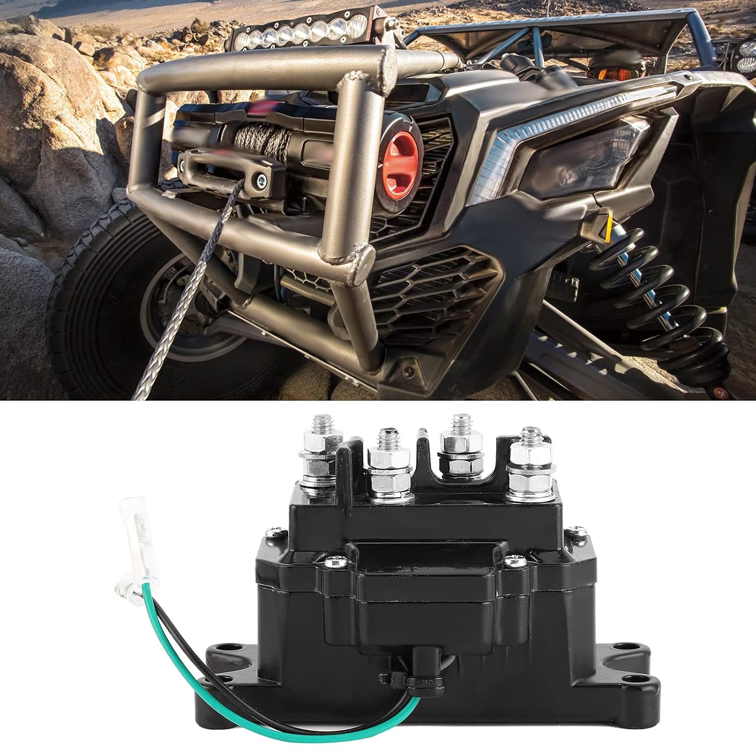 Winch Contactor Solenoid Relay Switch, 2875714 Strong Weathering Steel ...