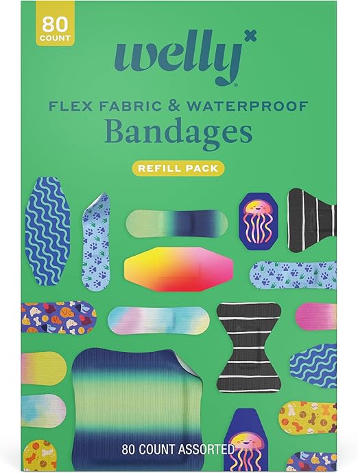 Amazon.com: Welly Bandage Family Pack | Adhesive Flexible Fabric ...