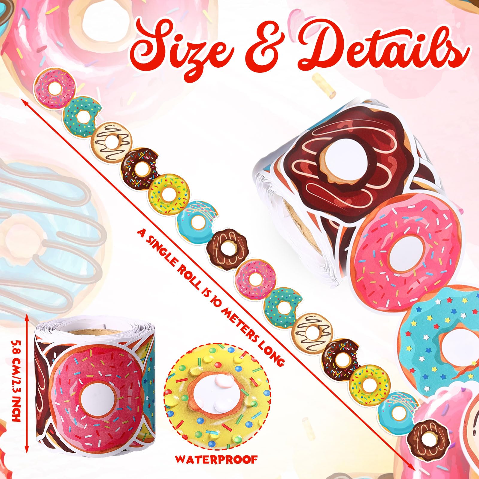 Snapklik.com : 32.8ft Donut Bulletin Board Border Classroom Border ...
